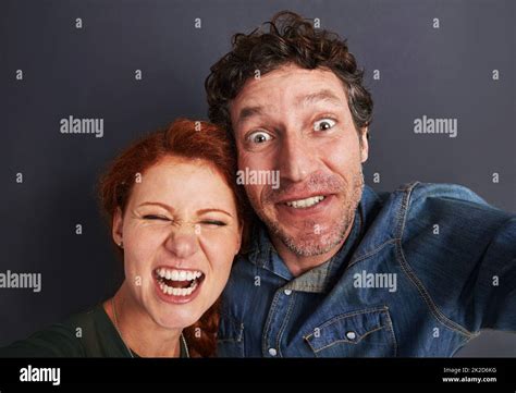 Winners Of The Couples Silly Face Competition Portrait Of A Happy