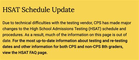 Cps Hsat Testing Update For 2024 2025 Applications Chicago School Options