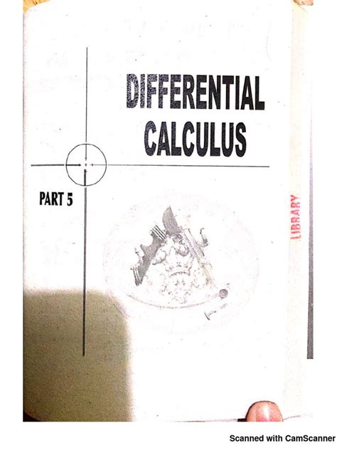 Differential And Integral Calculus Pdf