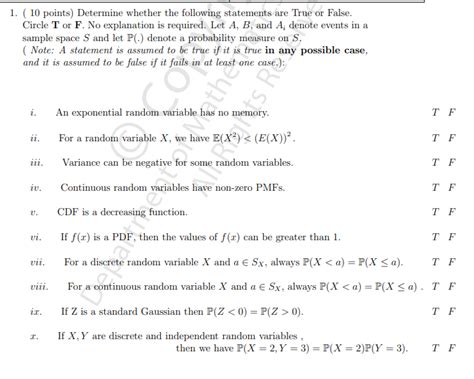 Solved 2 10 Points Determine Whether The Following