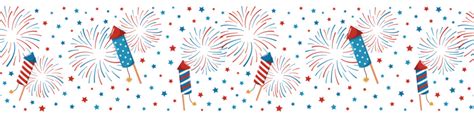 Fireworks Clip Art Border