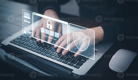 Cyber Security And Security Password Login Online Concept Hands Typing And Entering Username And
