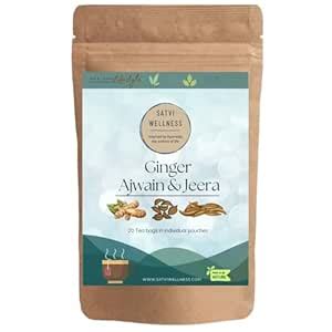 Ginger Ajwain Jeera Tea Gingertea Cumintea Ajwaintea Herbal Tea