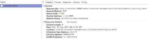 Apache Tomcat Container Managed Security And Security Headers