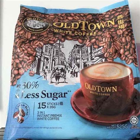 Old Town Oldtown White Coffee 3in1 Less Sugar 15 Sachets X 35g From