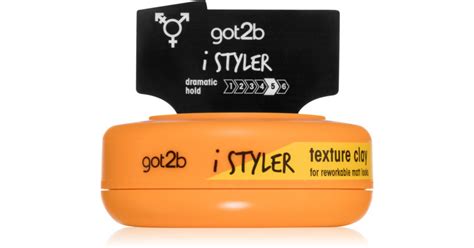 got2b iStyler Оформяща матираща глина за коса | notino.bg