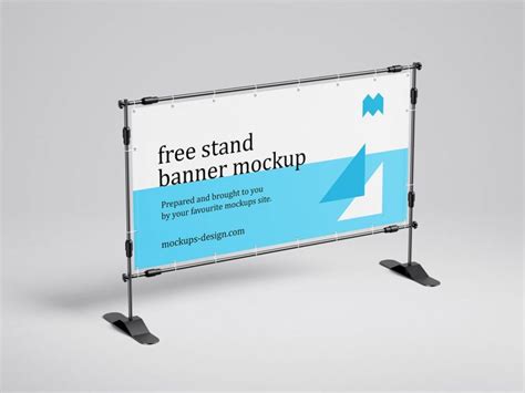 Free Rectangle Event Banner Stand Mockup Psd Set Psfiles