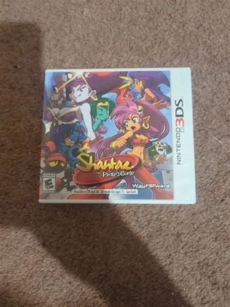 Shantae And The Pirates Curse Nintendo 3ds Brand Never Used Ntsc Copy