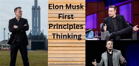 What Is Elon Musk First Principles Thinking Best Ideas Way