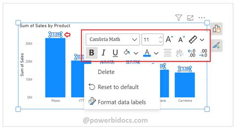Power Bi Formatting A Visual On Object Power Bi Docs