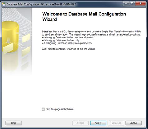 Sql Server How To Setup Database Mail Using Free Mail Accounts Sql