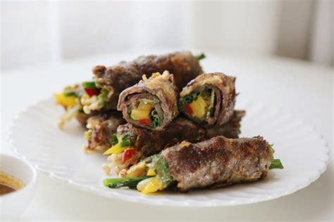 고기말이 소고기요리 손님초대음식 술안주