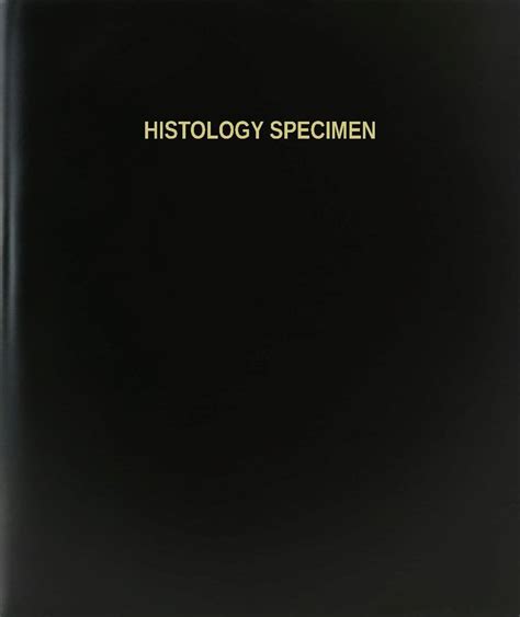 Bookfactory Histology Specimen Log Bookjournallogbook