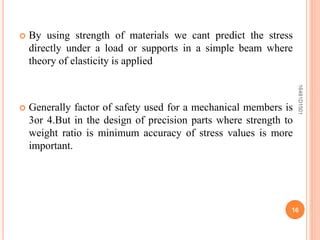 Theory Of Elasticity PPTX