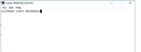 Cache License Limit Exceeded Issue InterSystems Developer Community