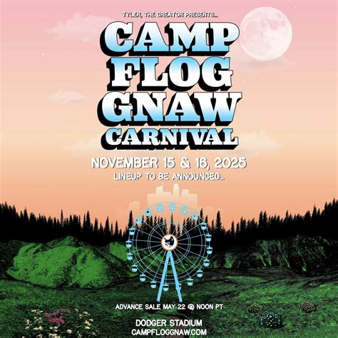 Tyler The Creator Announces Camp Flog Gnaw 2025 Dates At Dodger
