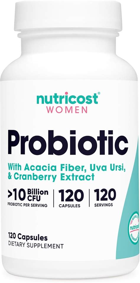 Nutricost Probiotic For Women 10 Billion Cfu 120 Capsules