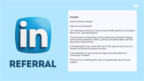 How To Ask For Referral On Linkedin With Template