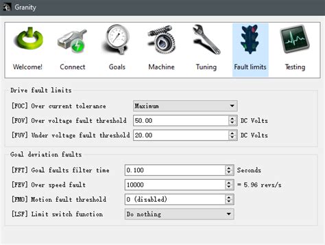 Motor Faults Initialzation Fault Fault Location Id 100201 Simucube