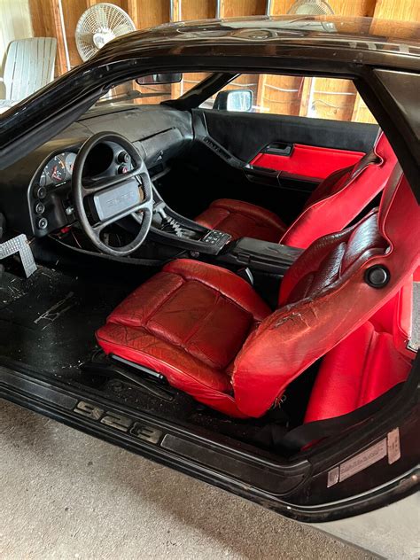 1982 Porsche 928 Automatic Black With Can Can Red Interior From