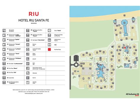 Cabo San Lucas Resort Map