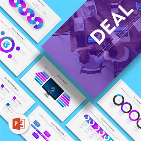 Шаблон презентации для маркетингового агентства Deal Biecom Market