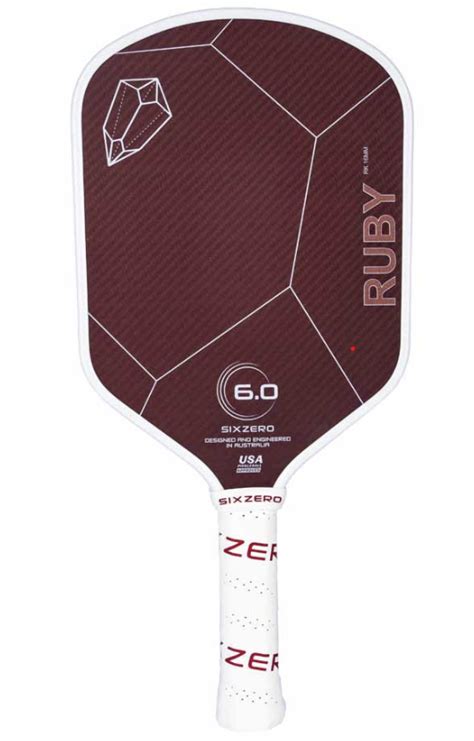 Six Zero Ruby Pickleball Paddle Elevatesporting