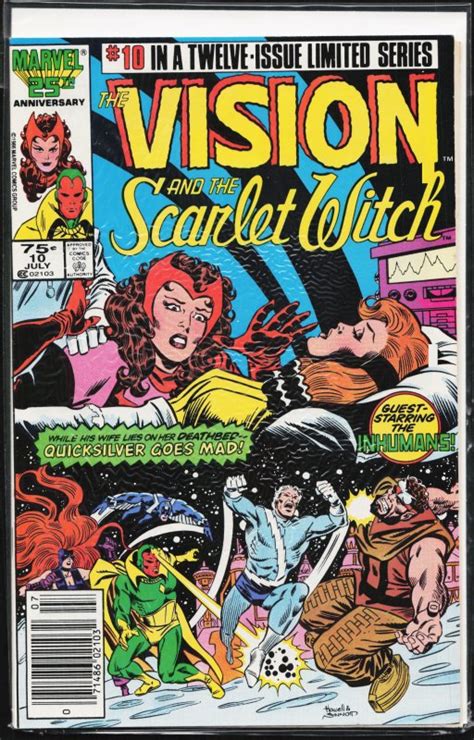 The Vision And The Scarlet Witch 10 1986 The Vision Comic Books
