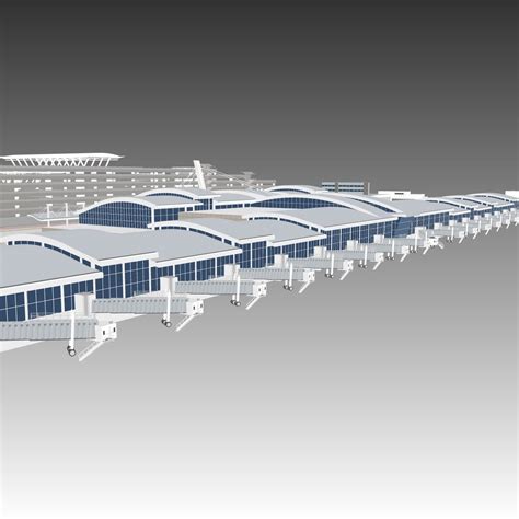 Rdu Airport 3d Model 199 Skp 3ds Free3d
