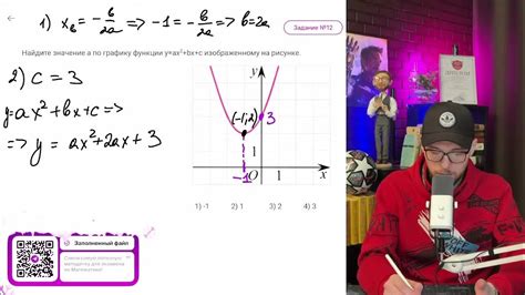 Найдите значение A по графику функции Y Ax 2 Bx C изображенному на рисунке №10399 Youtube