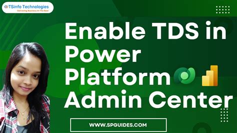 How To Enable Tds In Power Platform Admin Center Youtube