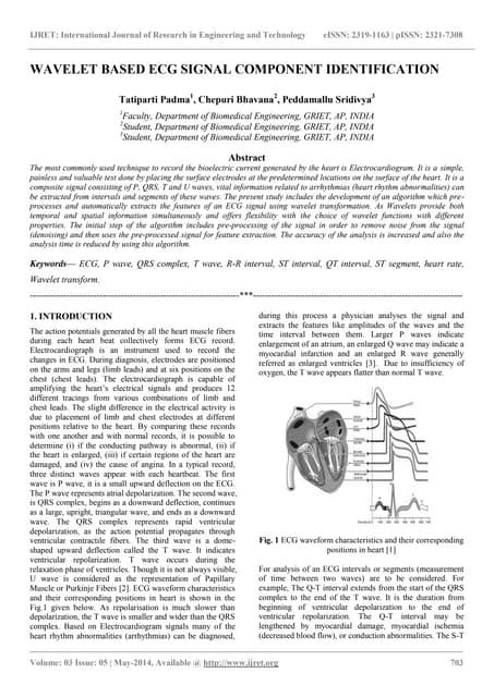 Ecg Signal Analysis Using Continuous Wavelet Transformation And Deep