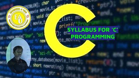 Syllabus For C Programing Youtube