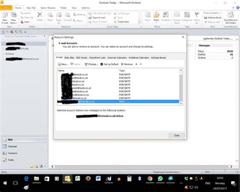 Adding New Hotmail Account In Outlook 2010 Connects To Mapi And Not Microsoft Community
