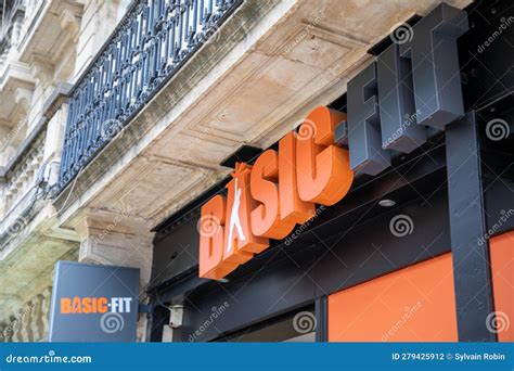 Basic Fit Logo Sport Fitness Club Sign Brand And Text Facade Basic Fit