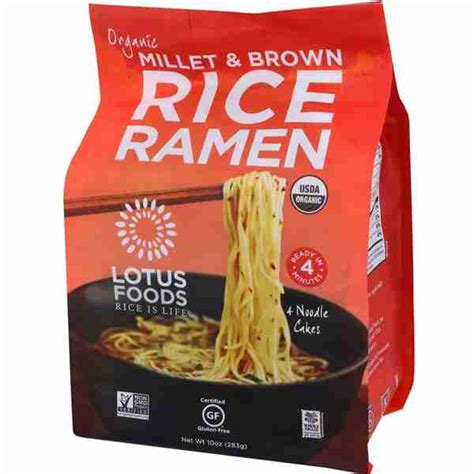 Lotus Foods Millet And Brown Rice Ramen Noodles At Christopher Larochelle