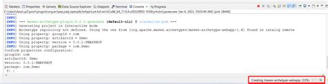 Creating Maven Project Stuck At 33 In Eclipse Codebun