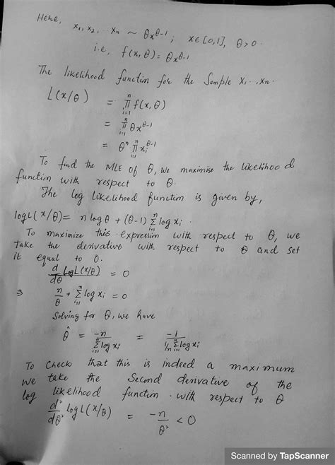 Solved 3 Let X1 Xn Be Iid Sample From Pdf F X 0 Where F X Course Hero