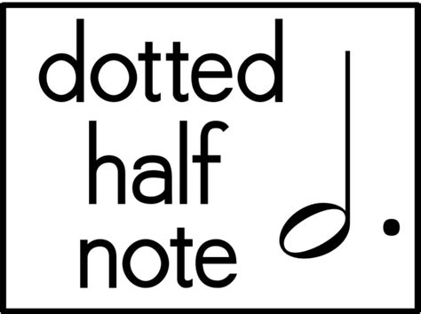 Dotted Half Note Png