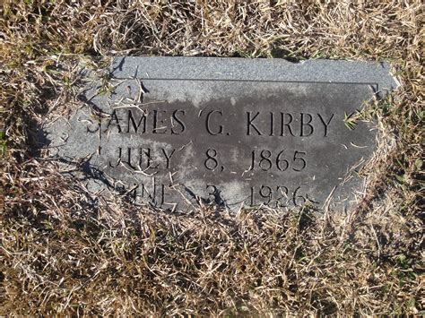 James Gideon Kirby 1865 1926 Find A Grave Memorial