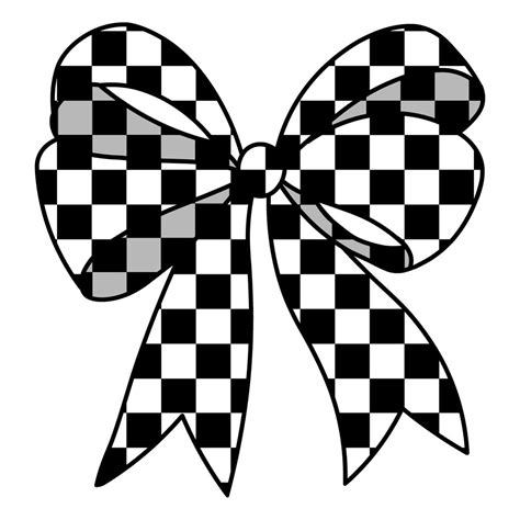 Checkered Bow Png Checkered Coquette Bow Png Checkered Pngs