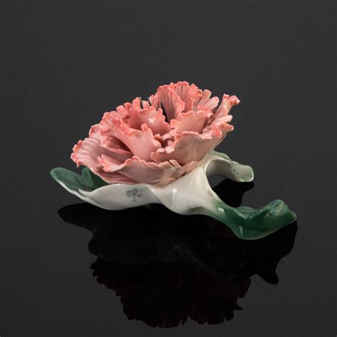 Статуэтка Роза фарфор роспись Karl Ens Карл Энс Германия 1945 1972 гг стоимостью 3000 руб