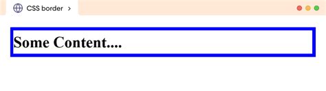 Css Borders With Examples