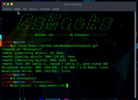 dronesploit hacking pentesting para drones esgeeks