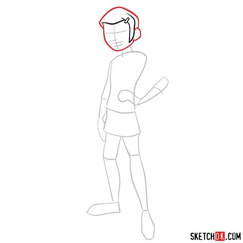 How To Draw Gwen Tennyson Original Sketchok Easy Drawing Guides