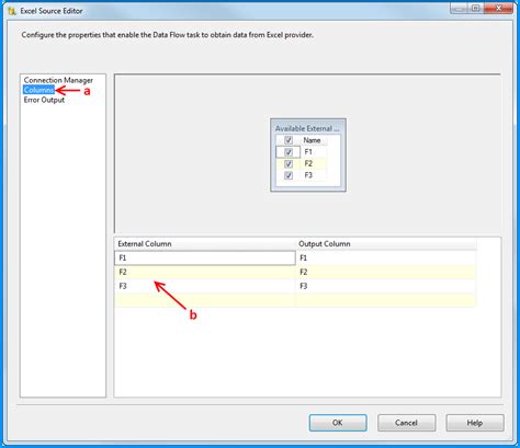 Sql Server How To Use The Column Names Specified In Excel Files