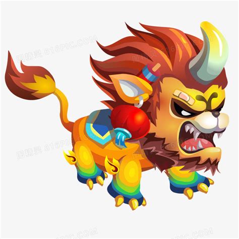 年兽过年图片免费下载 PNG素材 编号z2riej0mv 图精灵