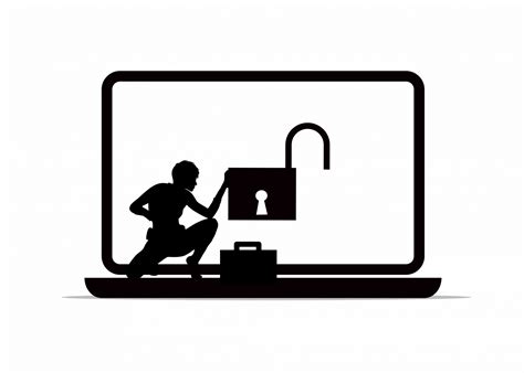 Gehackter Laptop Kostenloses Stock Bild Public Domain Pictures