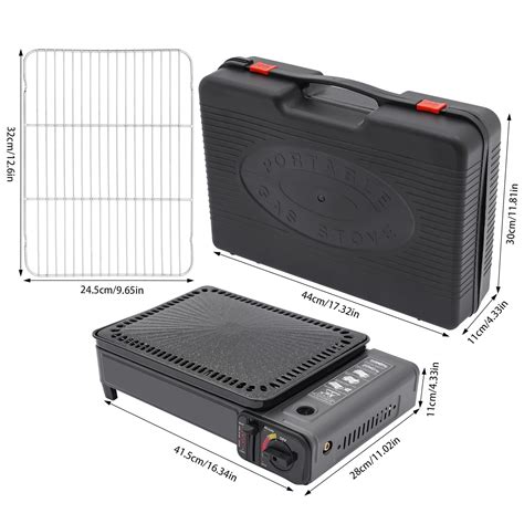 Portable Camping Grill Gas Stove Bbq Grills With Storage Box Camp