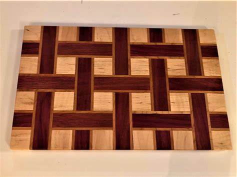 Basket Weave Pattern Cutting Board Etsy
